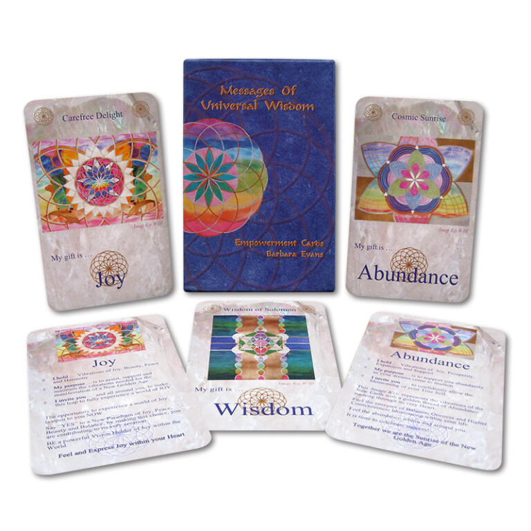 Messages Of Universal Wisdom Empowerment Cards - Crystal Wings Healing Art